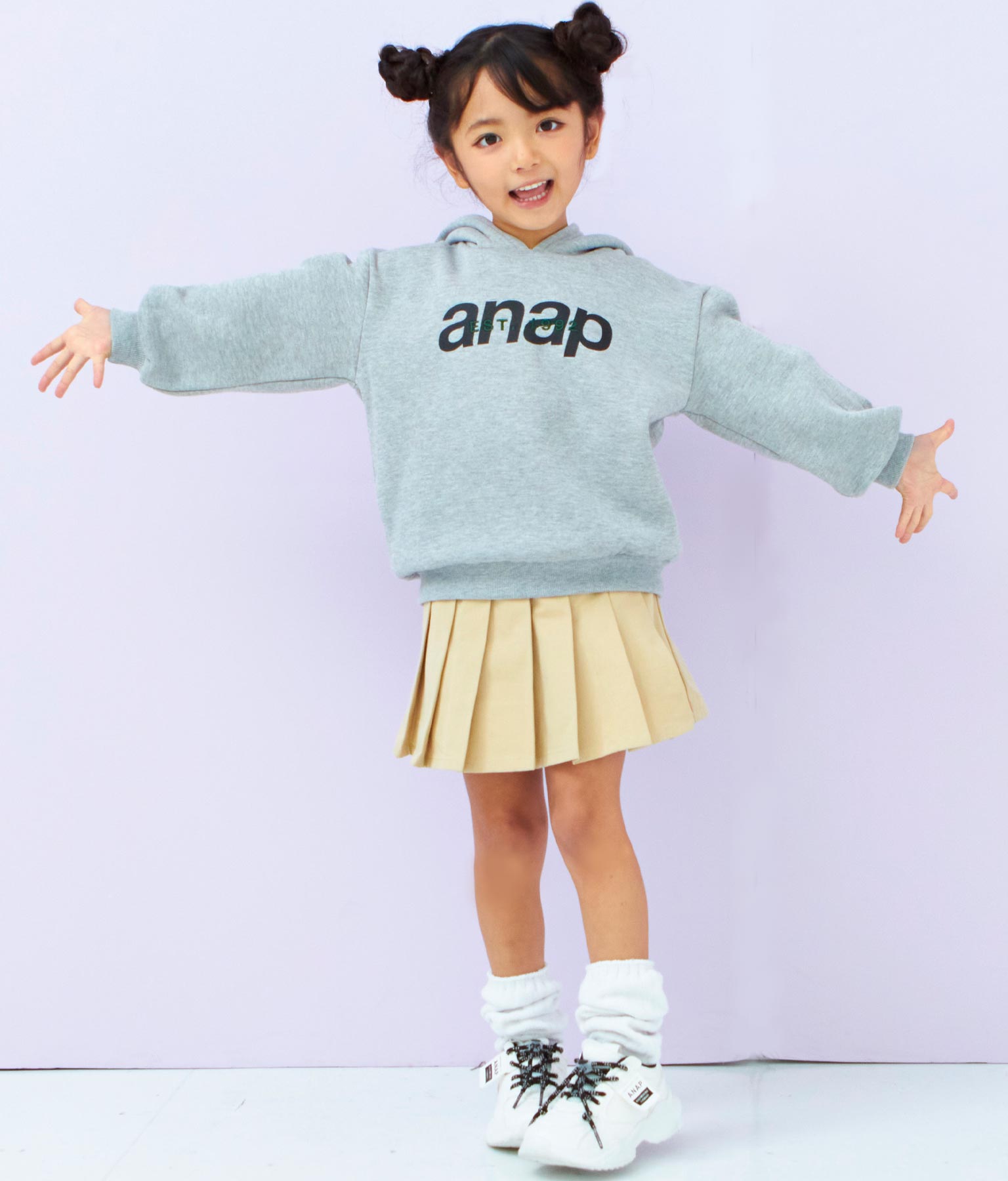 裏起毛anapロゴフーディートップス(トップス/スウェット・トレーナー) | ANAP KIDS | レディースファッション通販ANAPオンライン