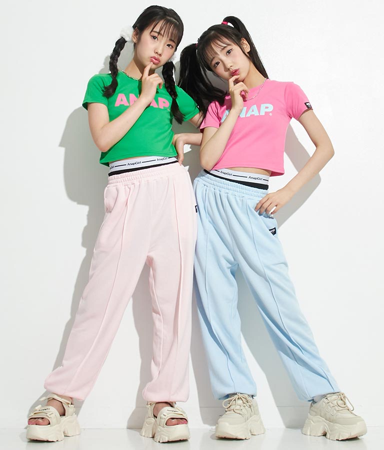 ANAP×ANAPGIRL×ねおがるコラボスウェットパンツ(ボトムス・パンツ /ロングパンツ) | ANAP GiRL | レディースファッション通販ANAPオンライン