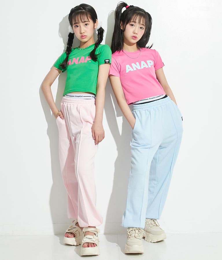 ANAP×ANAPGIRL×ねおがるコラボスウェットパンツ(ボトムス・パンツ /ロングパンツ) | ANAP GiRL | レディースファッション通販ANAPオンライン