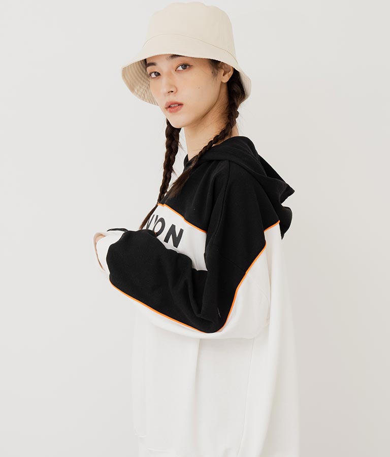 配色パイピング裏毛フーディー【親子お揃い】(トップス/スウェット・トレーナー) | ANAP | レディースファッション通販ANAPオンライン