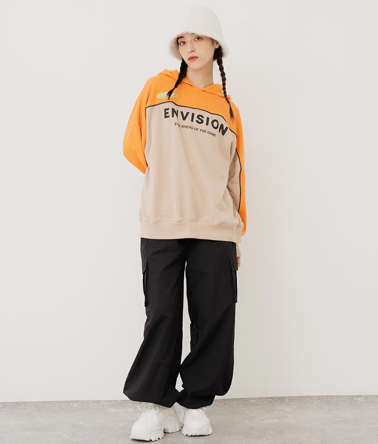 配色パイピング裏毛フーディー【親子お揃い】(トップス/スウェット・トレーナー) | ANAP | レディースファッション通販ANAPオンライン