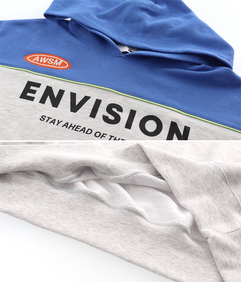 配色パイピング裏毛フーディー【親子お揃い】(トップス/スウェット・トレーナー) | ANAP | レディースファッション通販ANAPオンライン