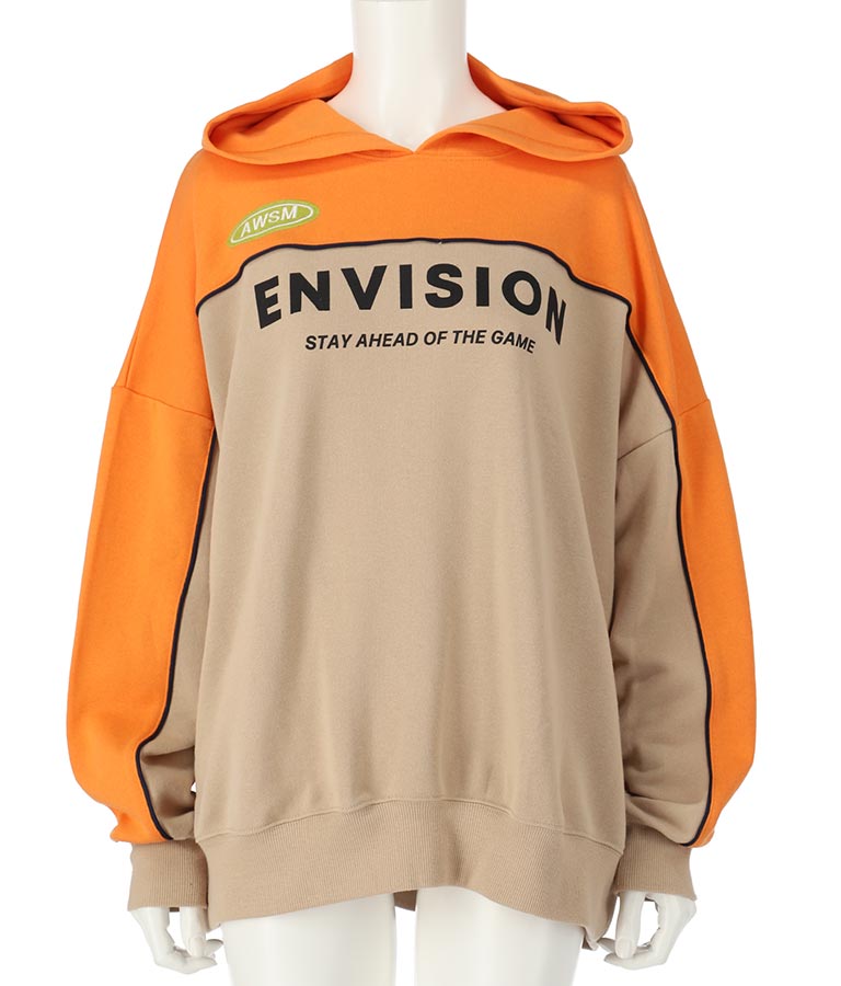 配色パイピング裏毛フーディー【親子お揃い】(トップス/スウェット・トレーナー) | ANAP | レディースファッション通販ANAPオンライン