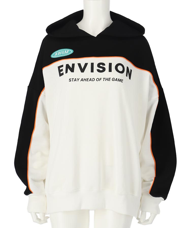 配色パイピング裏毛フーディー【親子お揃い】(トップス/スウェット・トレーナー) | ANAP | レディースファッション通販ANAPオンライン