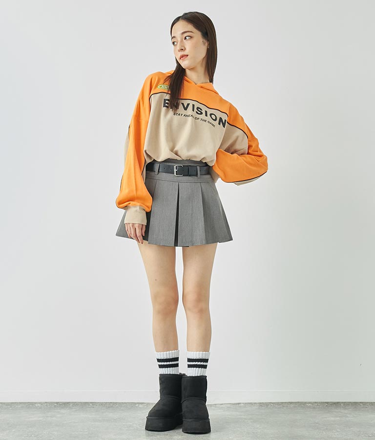 配色パイピング裏毛フーディー【親子お揃い】(トップス/スウェット・トレーナー) | ANAP | レディースファッション通販ANAPオンライン