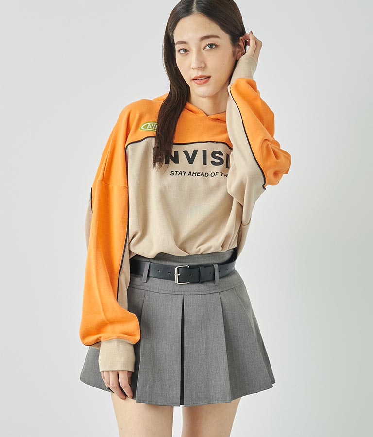 配色パイピング裏毛フーディー【親子お揃い】(トップス/スウェット・トレーナー) | ANAP | レディースファッション通販ANAPオンライン