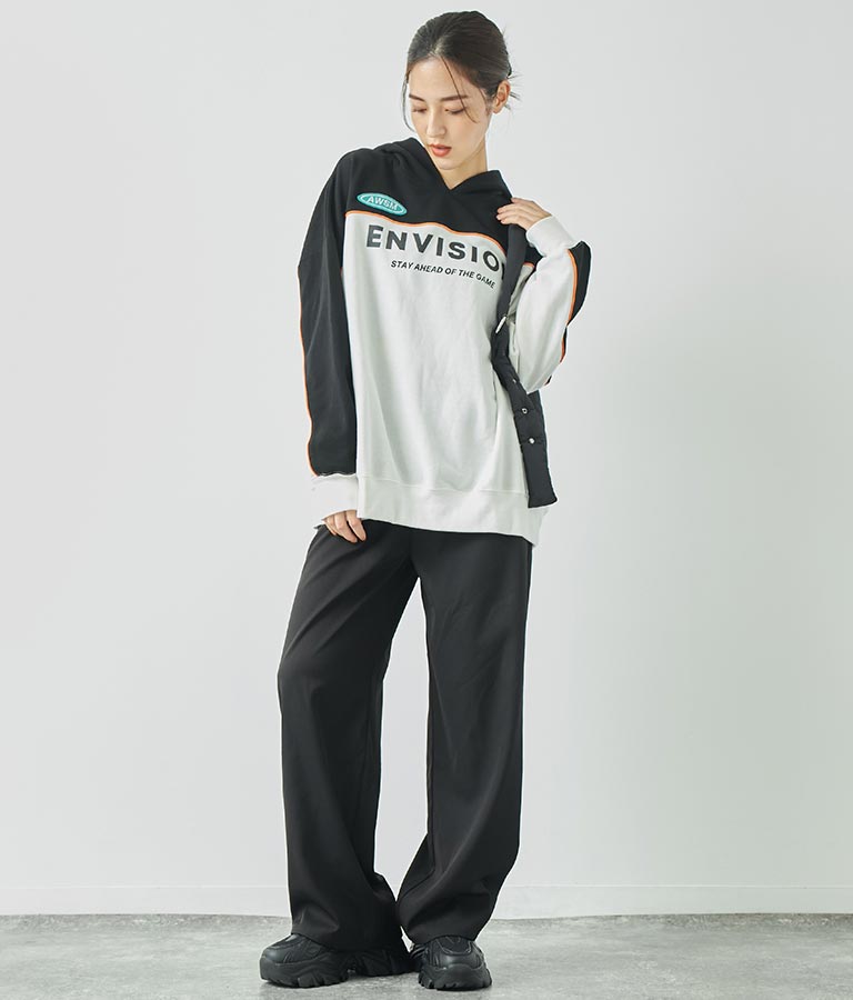 配色パイピング裏毛フーディー【親子お揃い】(トップス/スウェット・トレーナー) | ANAP | レディースファッション通販ANAPオンライン