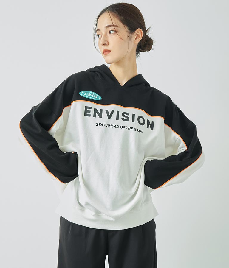 配色パイピング裏毛フーディー【親子お揃い】(トップス/スウェット・トレーナー) | ANAP | レディースファッション通販ANAPオンライン