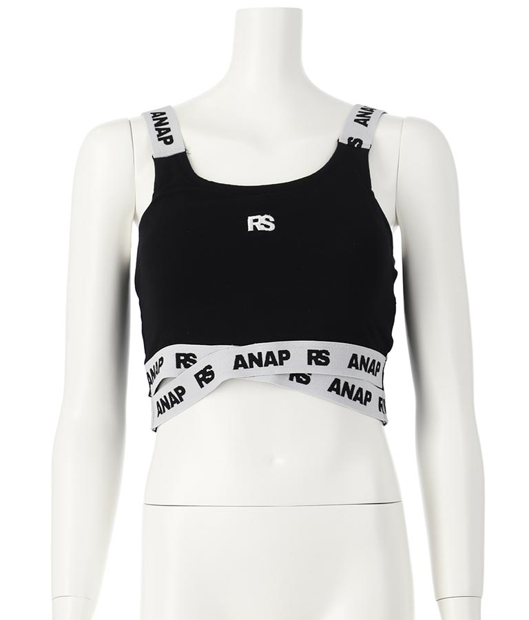 R+S【リラスポ】クロス ブラトップ (吸水速乾加工)(トップス/ブラ・チューブ・ベアトップ) | ANAP GiRL | レディースファッション通販ANAPオンライン