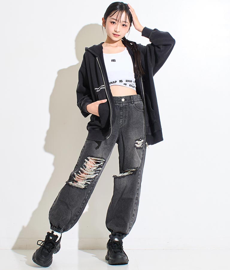 R+S【リラスポ】クロス ブラトップ (吸水速乾加工)(トップス/ブラ・チューブ・ベアトップ) | ANAP GiRL | レディース ...