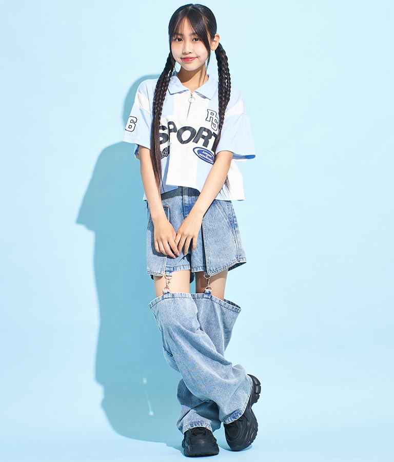 ANAP R+S【 リラスポ 】ハーフジップ ユニフォーム トップス ( ユニセックス アイテム、吸水速乾加工)(トップス/カットソー ) | ANAP GiRL | レディースファッション ...