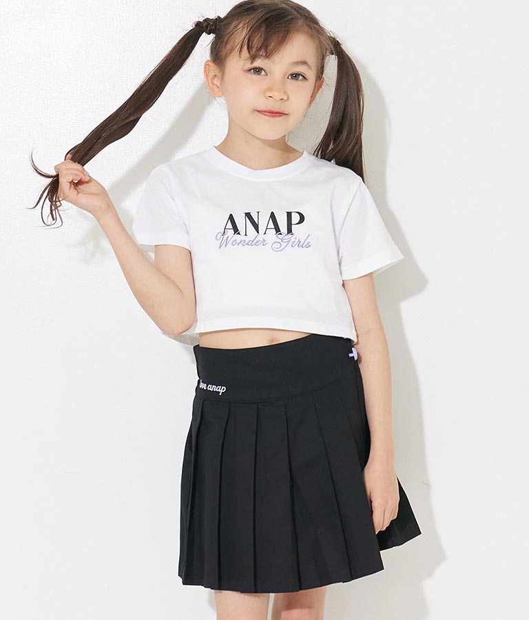 2WAY ボタン デザイン Tシャツ(トップス/Tシャツ) | ANAP KIDS | レディースファッション通販ANAPオンライン