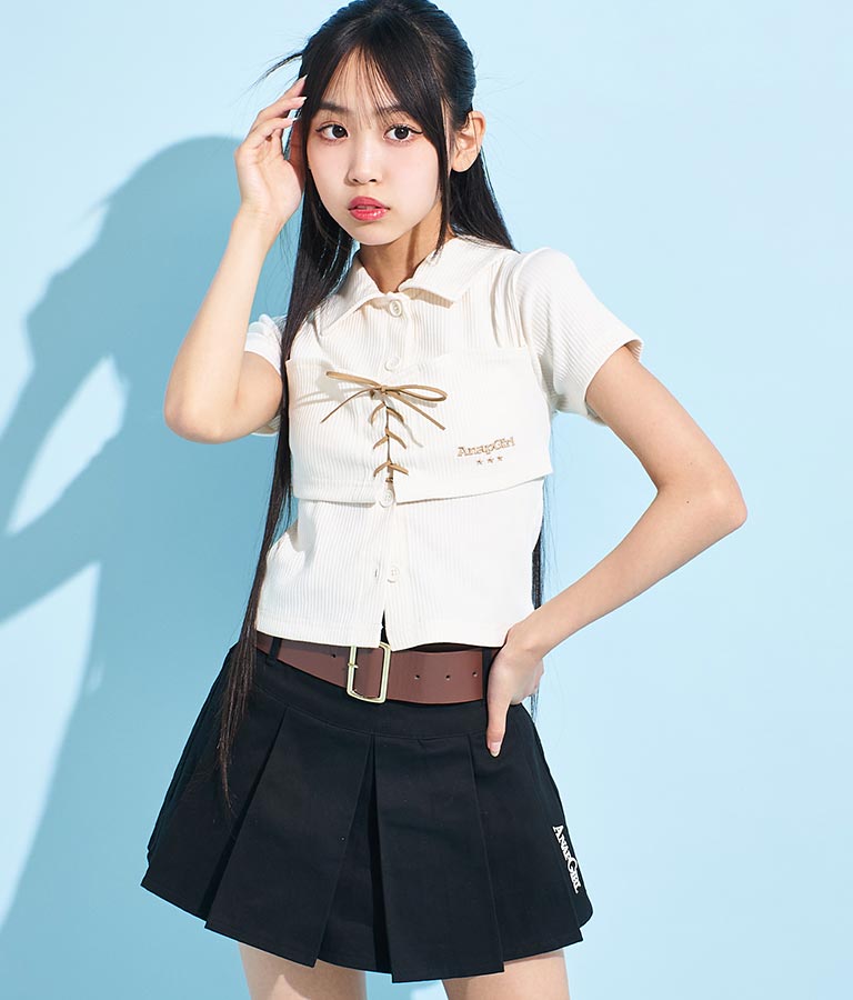 ビスチェ 見え エリ付き トップス(トップス/カットソー ) | ANAP GiRL | レディースファッション通販ANAPオンライン