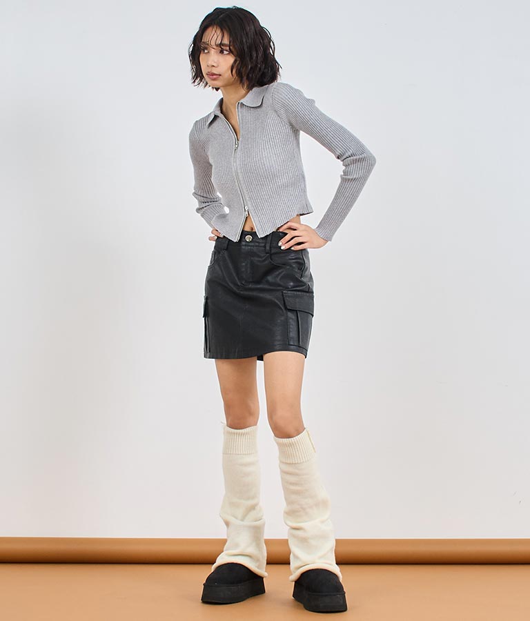 フェイク レザー ミニ スカート(ボトムス・パンツ /スカート) | ANAP | レディースファッション通販ANAPオンライン
